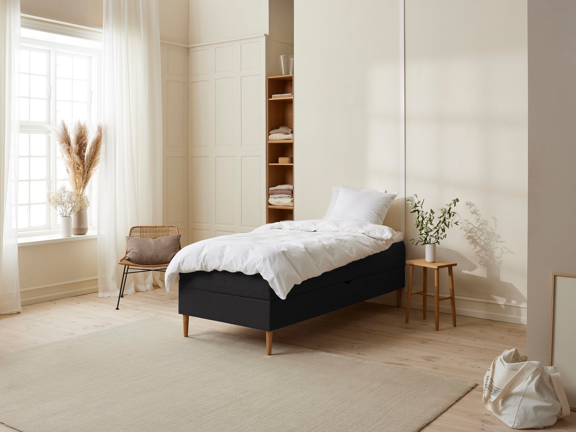 Monark Magasinboks Sort cm | 90x210